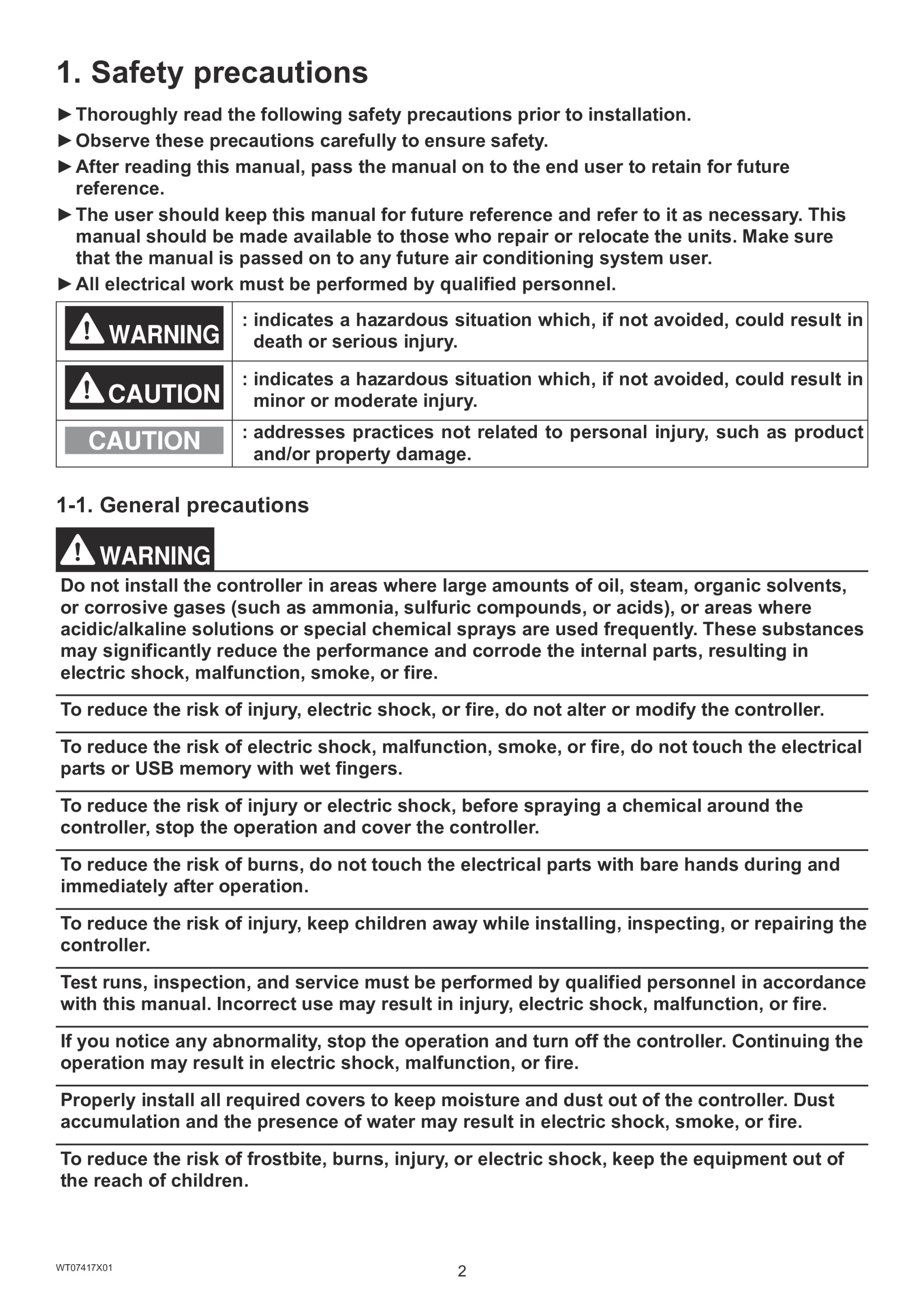 EW-50E Installation Manual and Instruction book (WT07417X01) - Document ...
